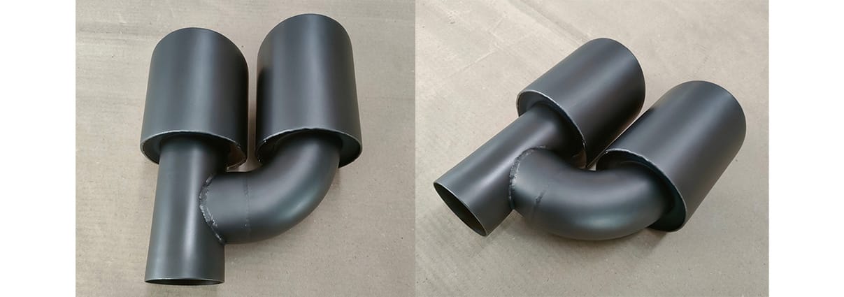 PVD Titanium Black Coating with Glassbite surface finishing - PVD Coating