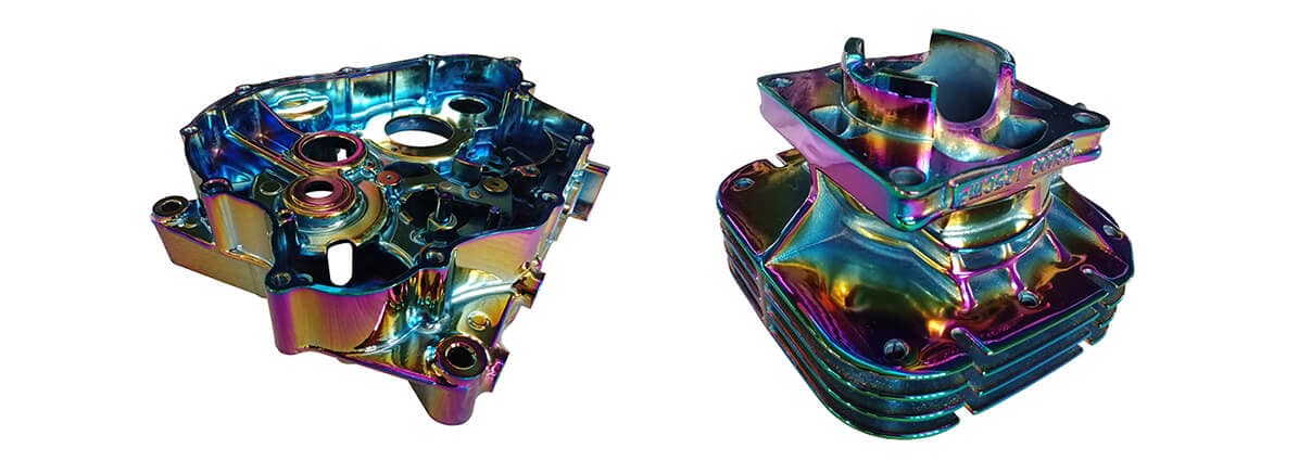 Beautiful color of PVD Titanium Rainbow Coating - PVD Coating