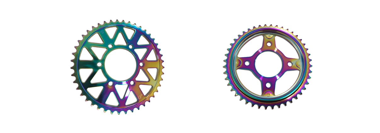PVD Titanium Rainbow Coating Service for Sprockets - PVD Coating